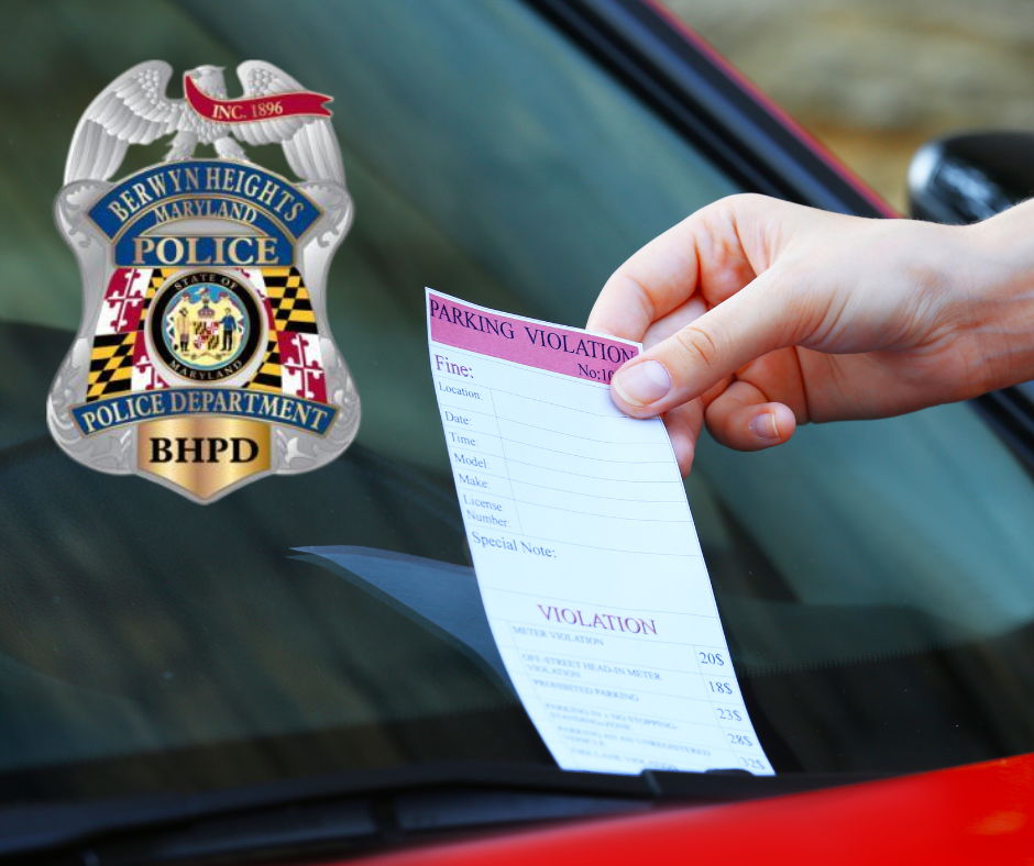 Cars, Parking & Tickets | Berwyn Heights, MD